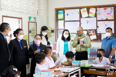 UNICEF, EEF, and Starfish Education had a field visit for the project ...