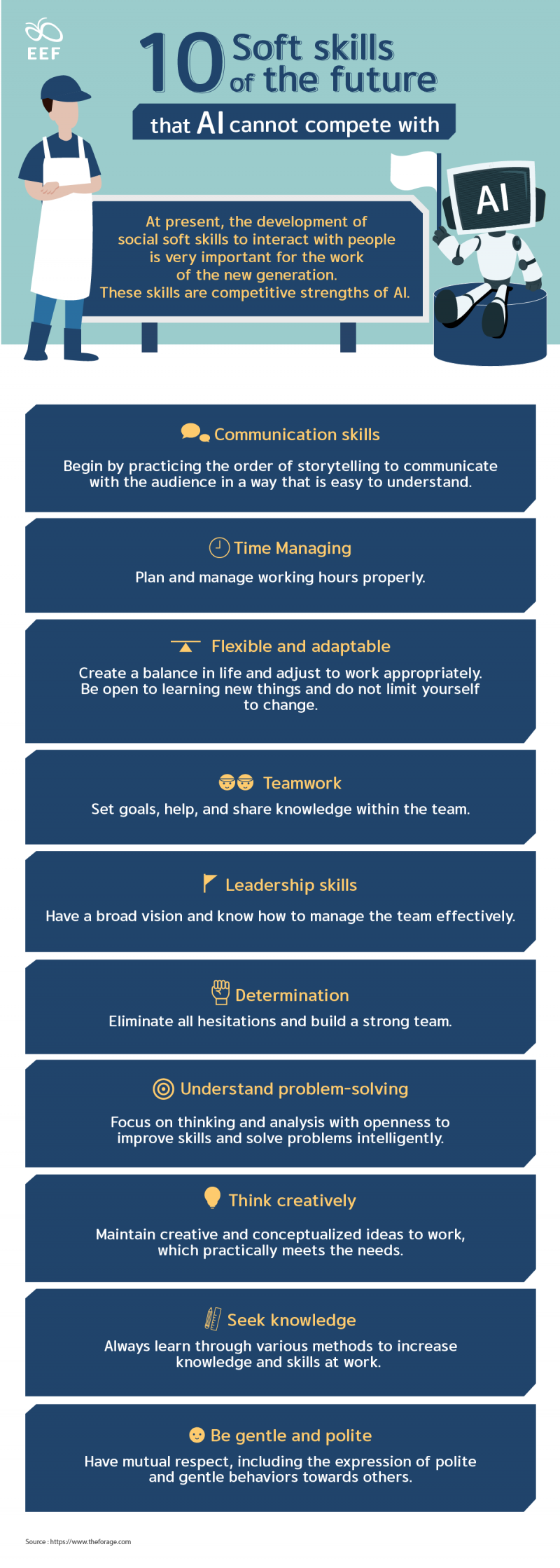 10 Soft skills of the future that AI cannot compete with – EEF ...