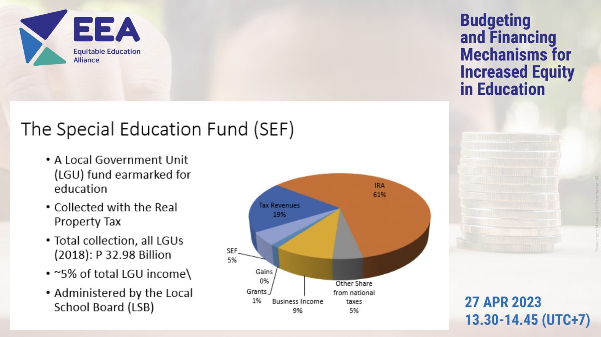 Studies on Special Education Fund (SEF) and Financing Disability ...